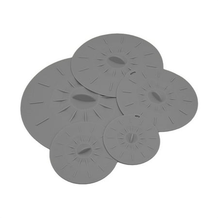 Wiueurtly Couvercles en Silicone pour Stockage Alimentaire 5 Couvercles ...