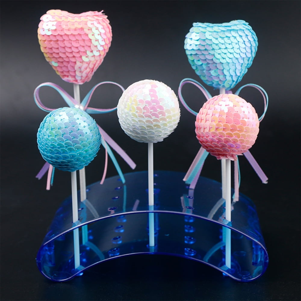 Cake Pop Holder for Drying Holding 20 Candy Pops Reusable Plastic ...
