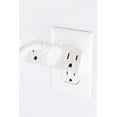 GE 3-Outlet Swivel Power Adapter with Night Light, White, 14442 ...