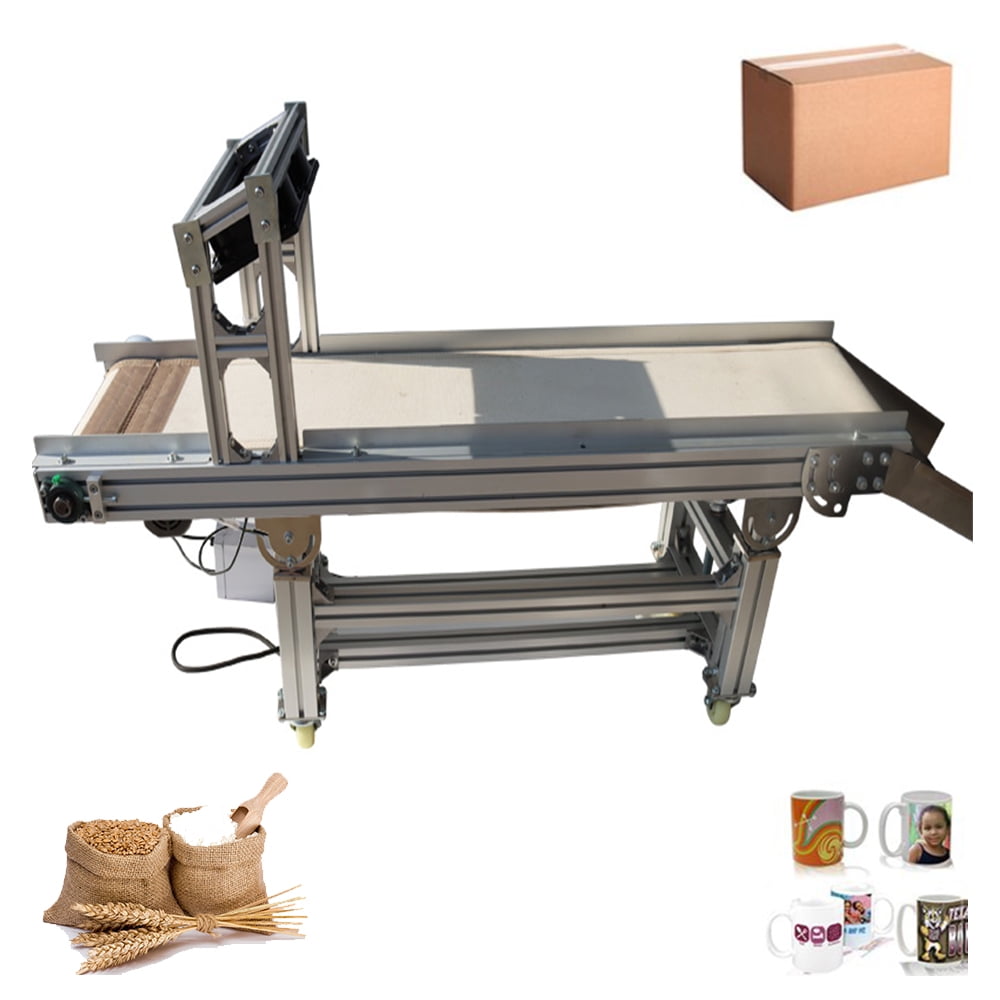 PreAsion Belt Conveyor 59*11.8" Heat Resistant Canvas Conveyor Belt ...