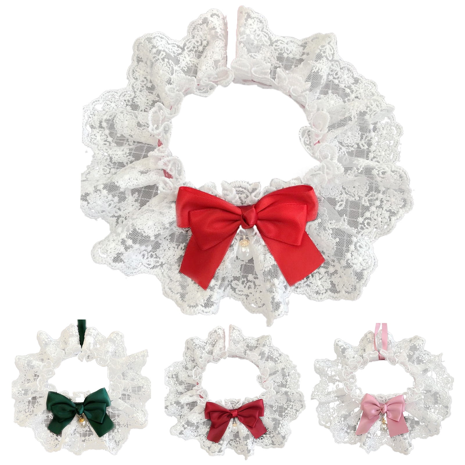 Cheers.US Pet Bandana Costume, Dog Lace Bandana Scarf Dress up Lace ...