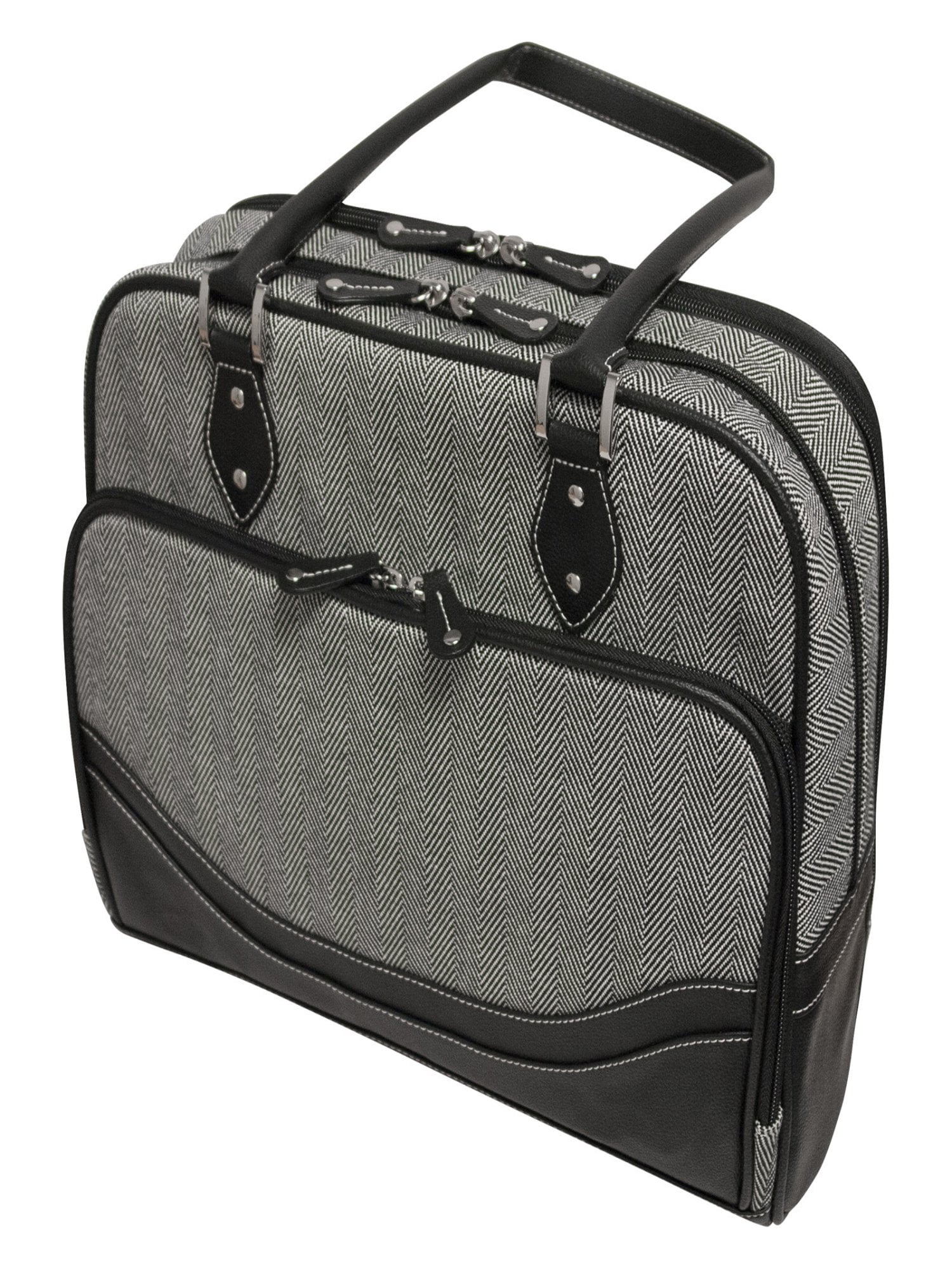 Mobile Edge 16" and 17" Herringbone Briefcase for Laptop PCs and ...