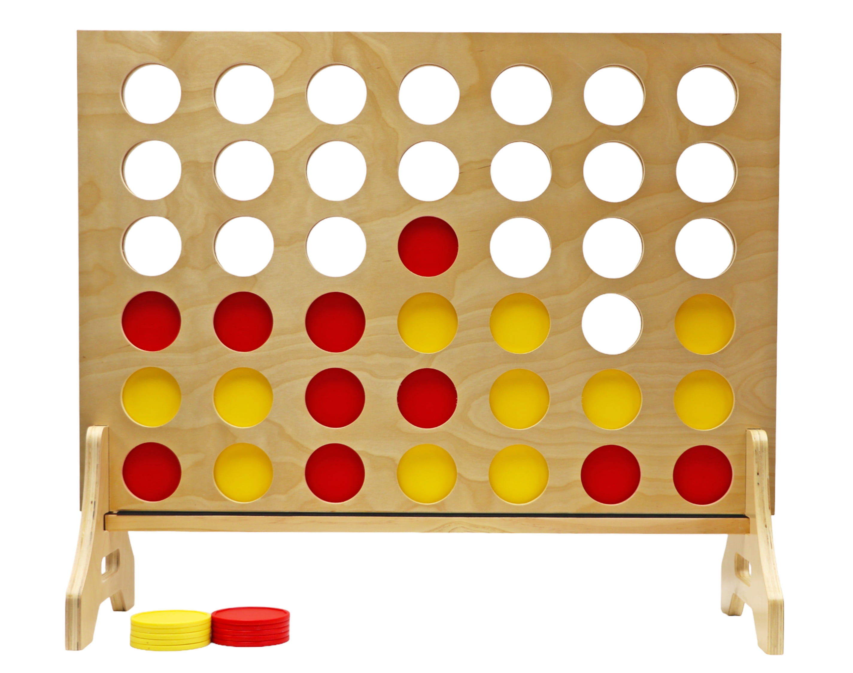 Tailgating Pros Premium Giant Four in a Row with Carrying Case - Jumbo ...