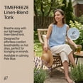 CFMIURAN Women's Linen Blend Sleeveless Tank Tops Crew Neck Loose Fit ...
