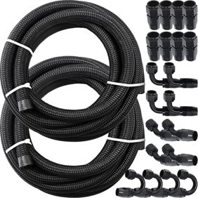 Edelbrock 8131 Single-Feed Fuel Line Kit - Walmart.com