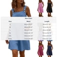 CBASIHI Womens Midi Cotton Sundresses With Pockets- Summer Square Neck ...