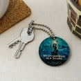Aquaman Movie My Other Ride is a Shark Wood Wooden Round Keychain Key ...