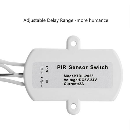 4A DC 5-24V PIR Infrared Motion Sensor switch led switch led Detector ...