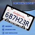 2 Pieces Tell Your Dog I Said Hi License Plate Frame Animal License ...