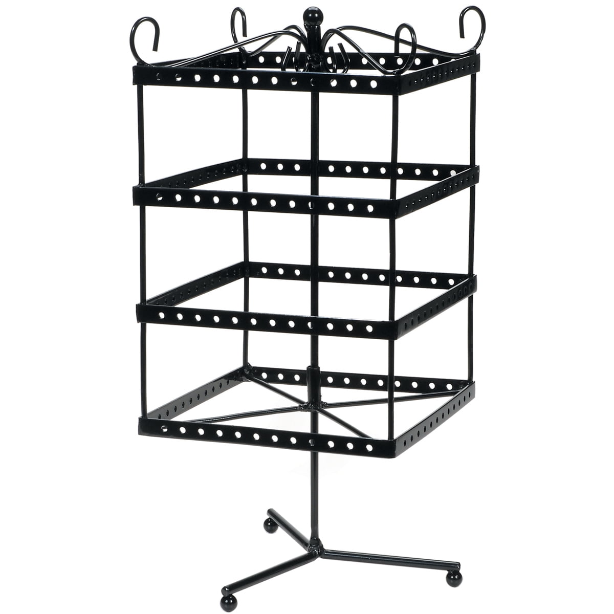 Darice Black Metal Jewelry Display Shelf, 6 x 13 Inches - Walmart.com