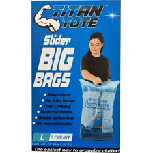 Ziploc® X-Large Big Bags, 4 ct, Double Zipper, Expandable Bottom, Heavy ...