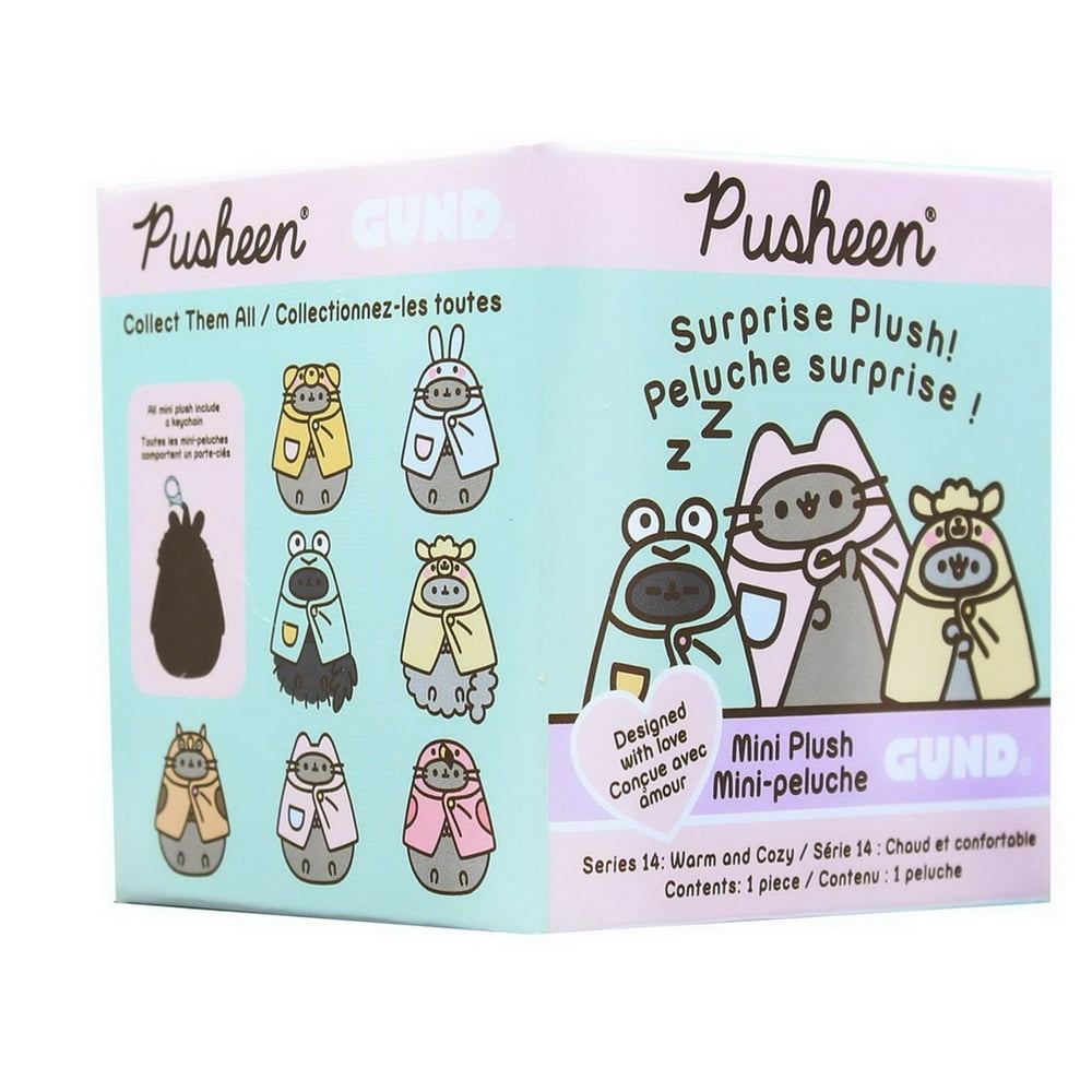 GUND Pusheen Blind Box Series #14: Cozy 'n' Warm Surprise Mystery Plush ...