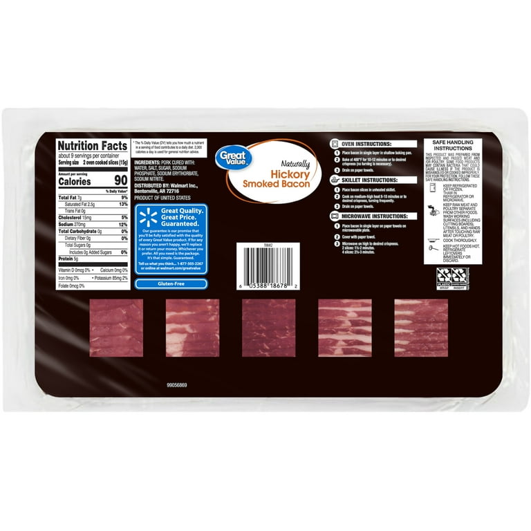 Great Value Turkey Bacon Nutrition Facts Shops | www.pinnaxis.com