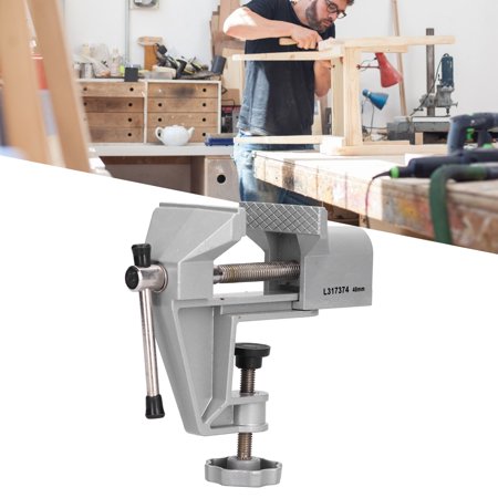 Noref Bench Vise,Hardware Accessories,Bench Vise Table Jaw Aluminum Alloy Adjustable Mini ...