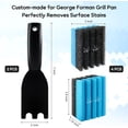 otnbgsr 4 packs of cleaning sponges 12207 and 2 packs of grill scrapers ...