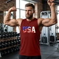XFeng Mens Drop Arm Tank Tops Gym Workout Sleeveless Muscle Shirts Cut ...