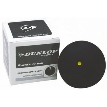 Dunlop Competition Single Dot Squash Ball BOX 12-Balls - Walmart.com