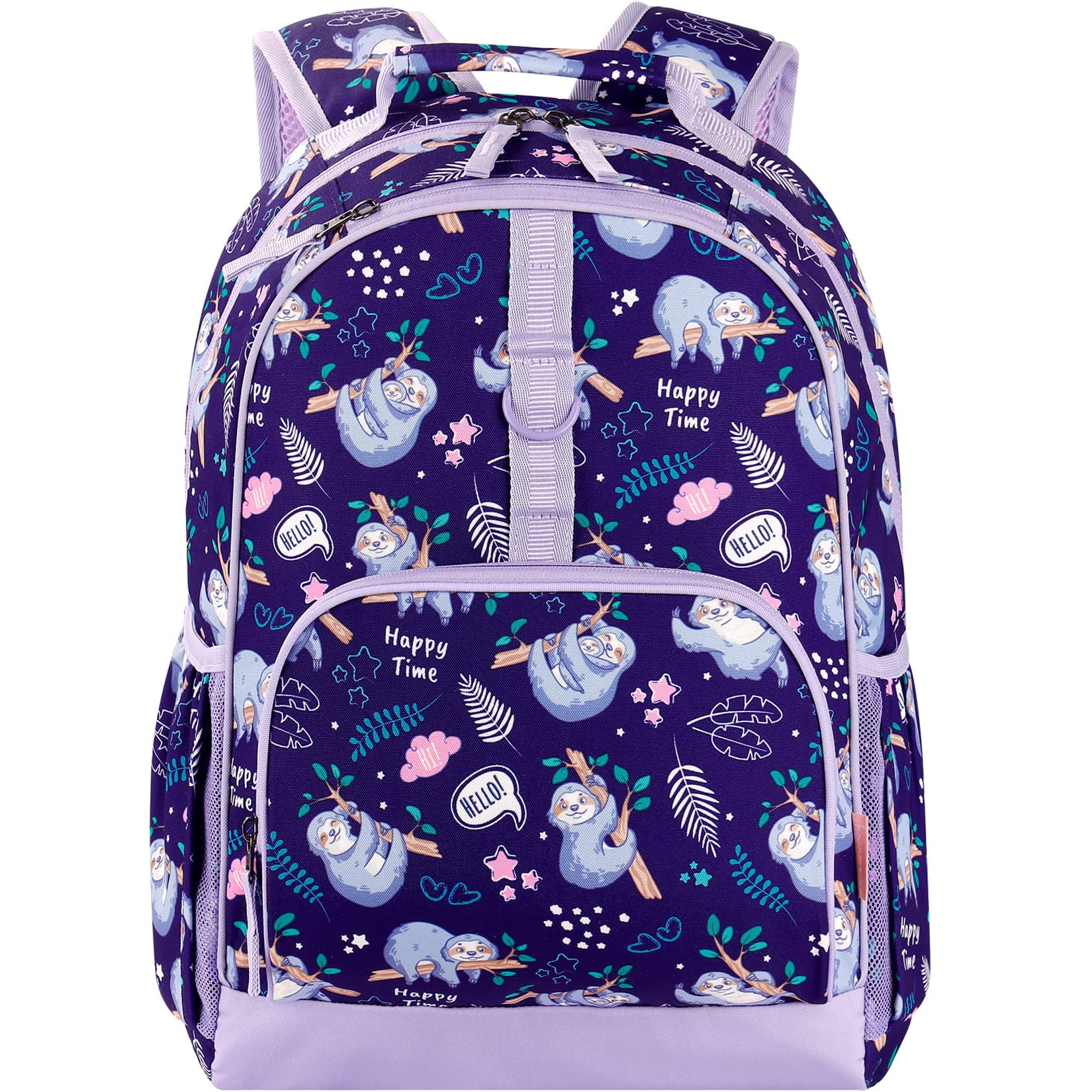 Mochila Choco Mocha Sloth de 17 pulgadas para niñas de 5 a 8 años ...