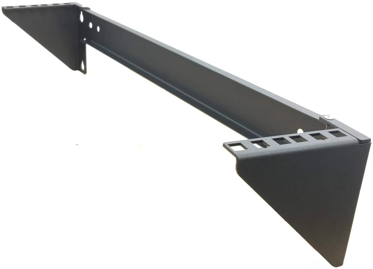 JINGCHENGMEI 2U 19-Inch New Foldable Vertical Wall Mount Rack with ...