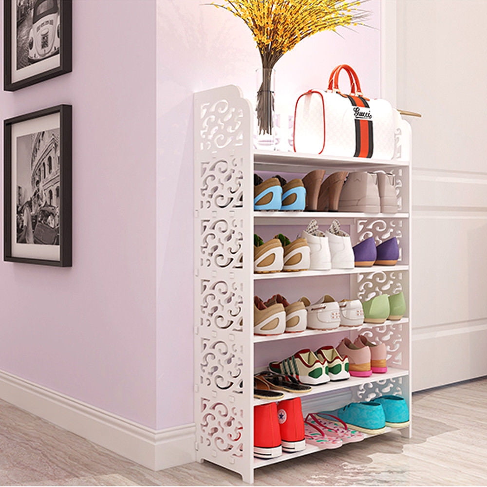 Zimtown 6-Tier Waterproof Display Shelf Units Storage Rack Organizer ...