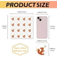 8 Sheets Plastic Waterproof Self-Adhesive Picture Stickers Cartoon ...