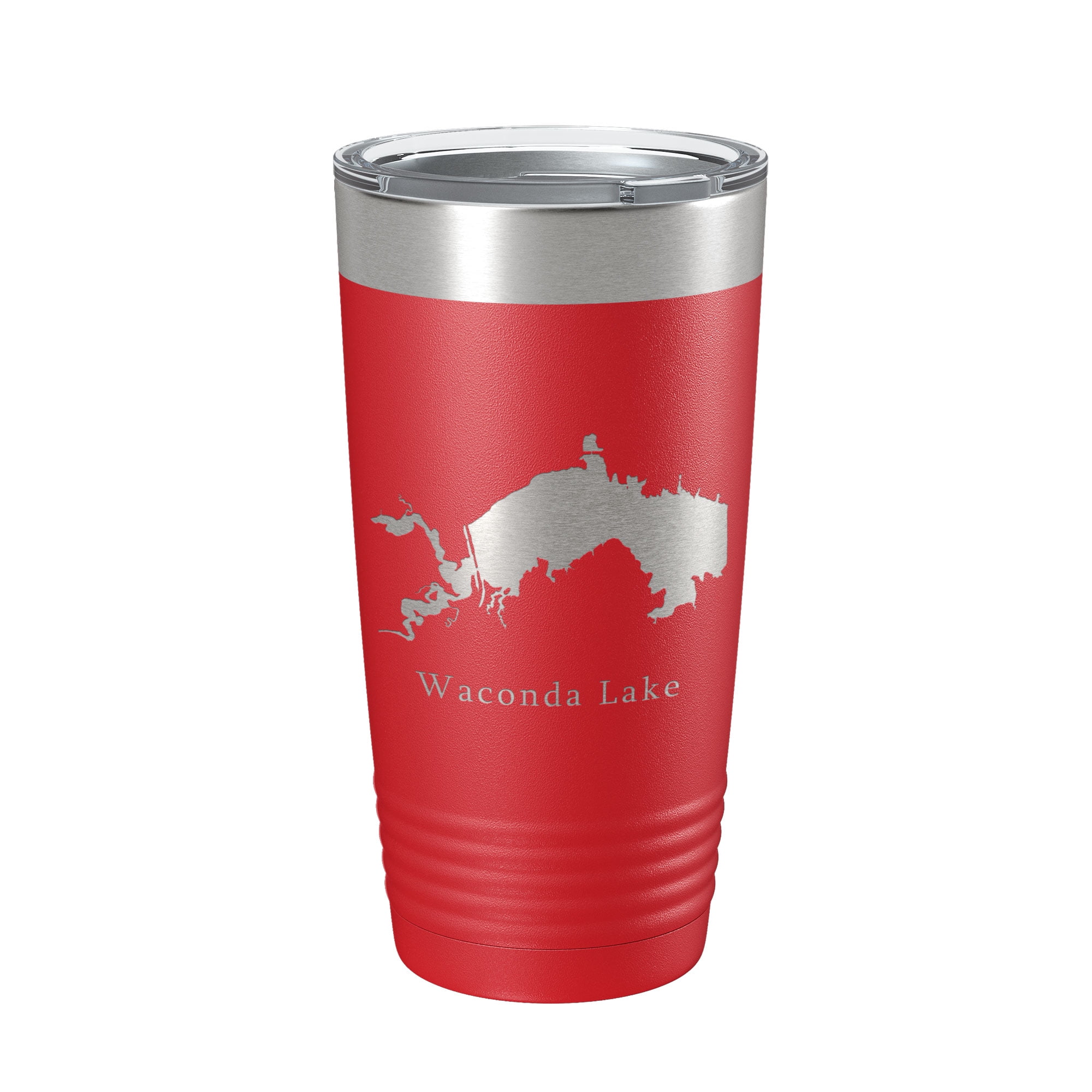 Waconda Lake Map Tumbler Travel Mug Insulated Laser Engraved Coffee Cup ...