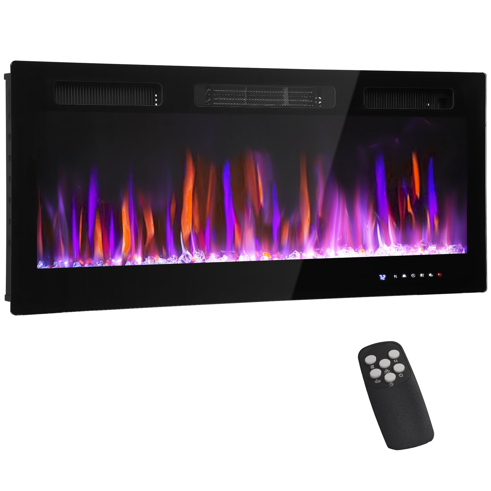 Click here for Homcom 42 Electric Fireplace  Wall Fireplace Heate... prices