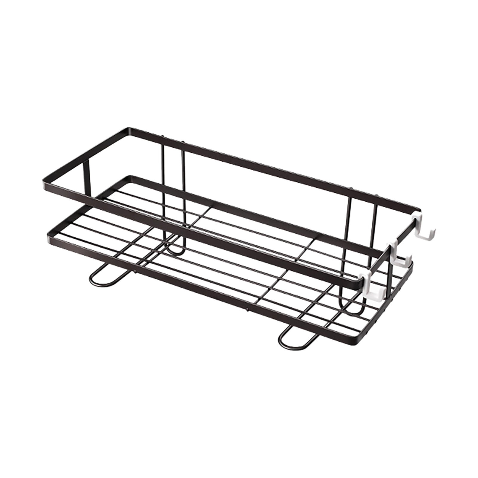 Bathroom Over The Toilet Storage Shelf With Hook Black Mesh Bracket bathroom-over-the-toilet-storage-shelf-with-hook-black-mesh-bracket