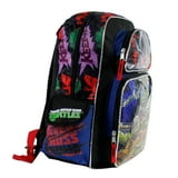 Teenage Mutant Ninja Turtles Full Size Kids Book Bag, Black and Red ...