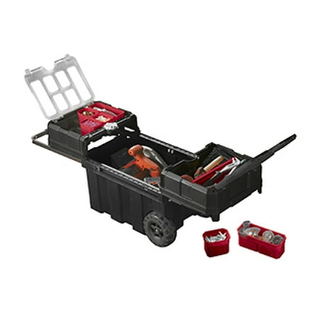 Keter - 241008 Masterloader Resin Rolling Tool Box with Locking System ...