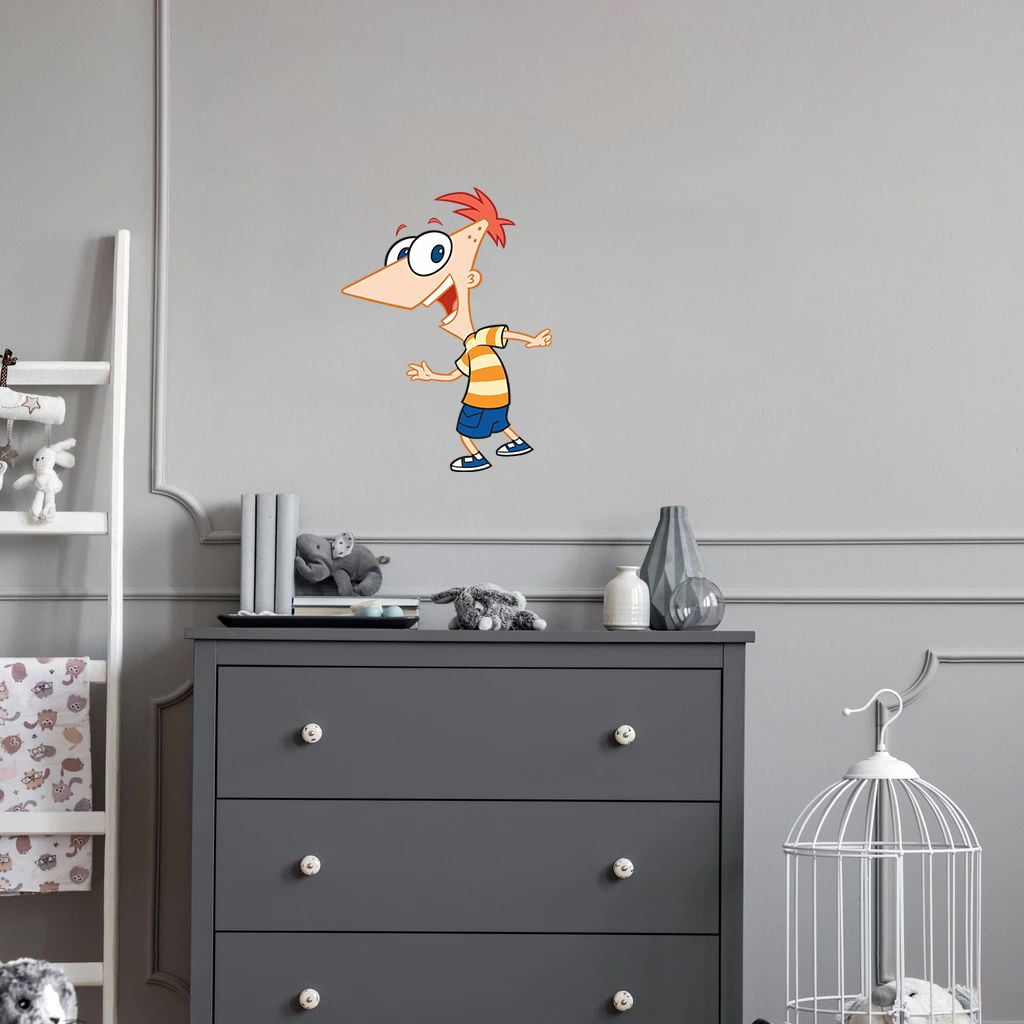 Phineas and Ferb Play Adventure Cartoon Character Wall Art Decal Vinyl ...