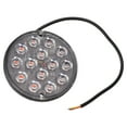 3 Inch Round LED Tail Light for Car Truck Stop Brake Flash - 14 LEDs ...