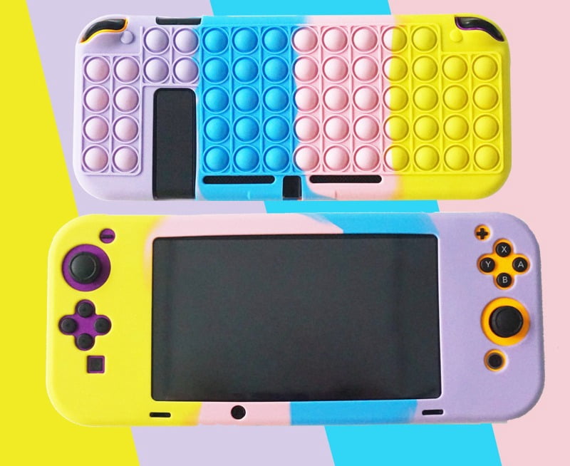 Case for Nintendo Switch, Cute Fidgets Toy Case, Full Boby Soft ...