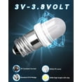 LINYAN-E10 Led Bulb Flashlight Bulbs E10 Mini Led Bulb 3V 3.8V 4.5V DC ...