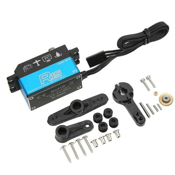 Servo De Metal, 15KG Torsion JR Plug Servo Chip Digital 25T Dientes ...