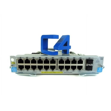 HPE 20-port Gig-T PoE+/2-port 10GbE SFP+ v2 zl Module - Walmart.com