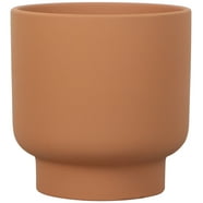 Esschert Design AT10 Aged Terracotta Single Pot with Metal Basket with ...