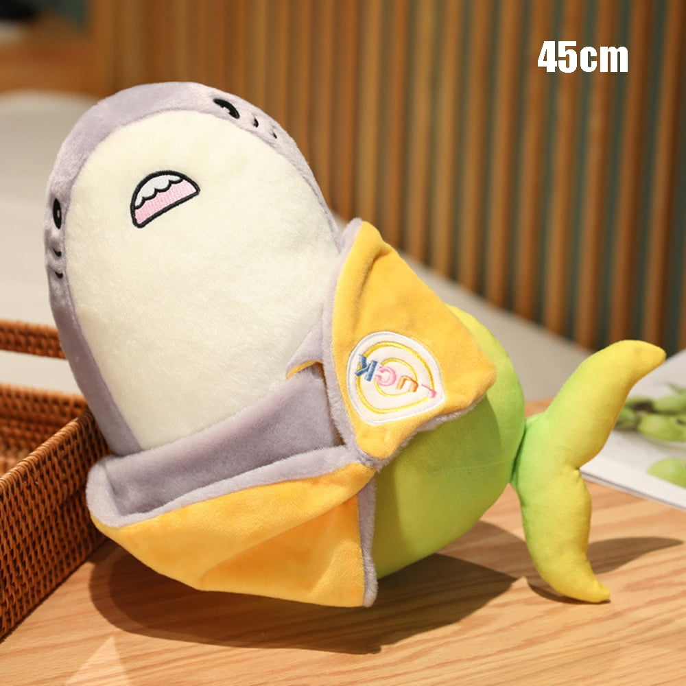 Cute Mango Shark Hugging Pillow Plush Stuffed Animal Stuffed Collection ...