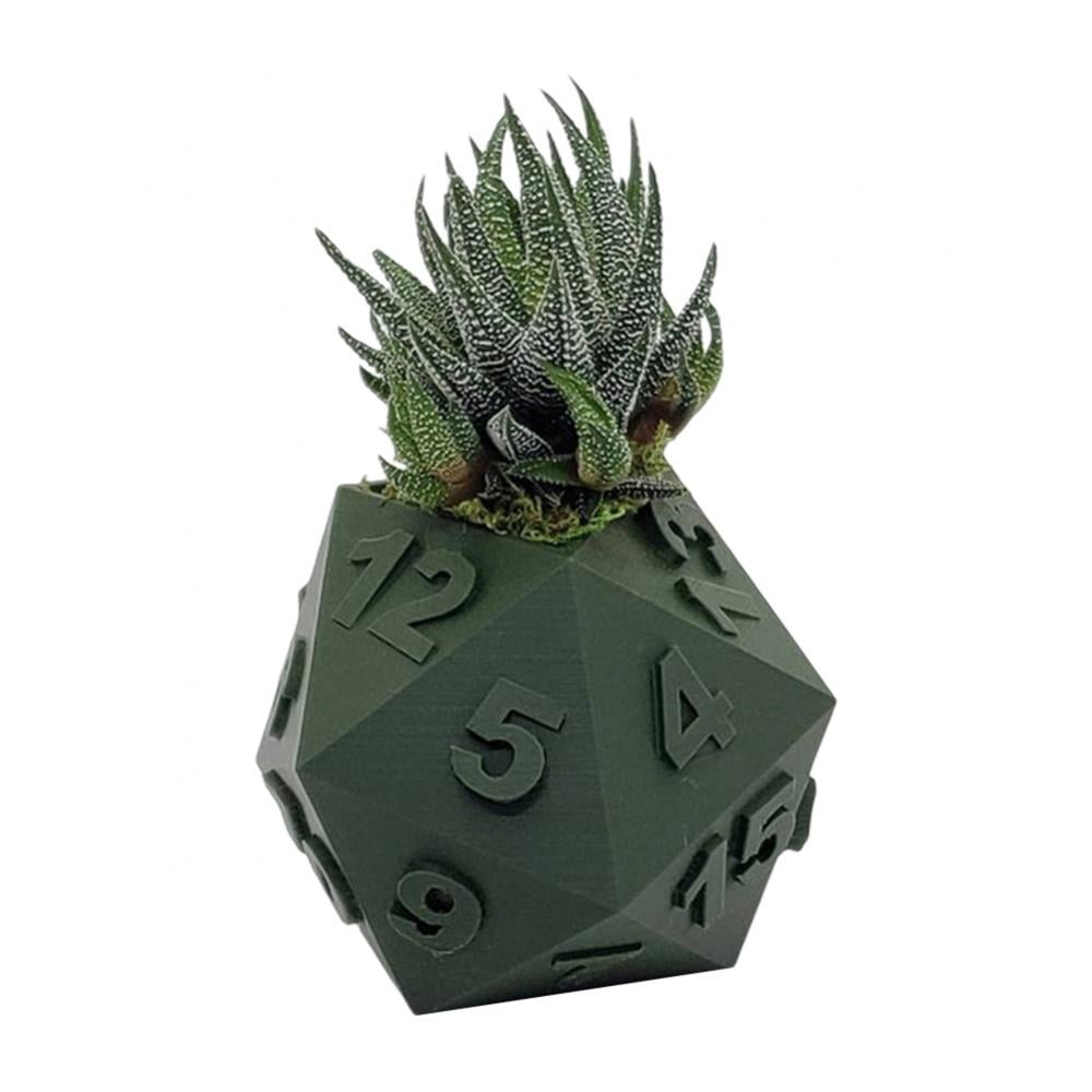 Creative 3D Dice Plant Flowerpot ,Balcony Tabletop Flower Pot ...