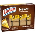 Lance Sandwich Cookies, Nekot Lemon Creme, 8 Individually Wrapped Packs ...