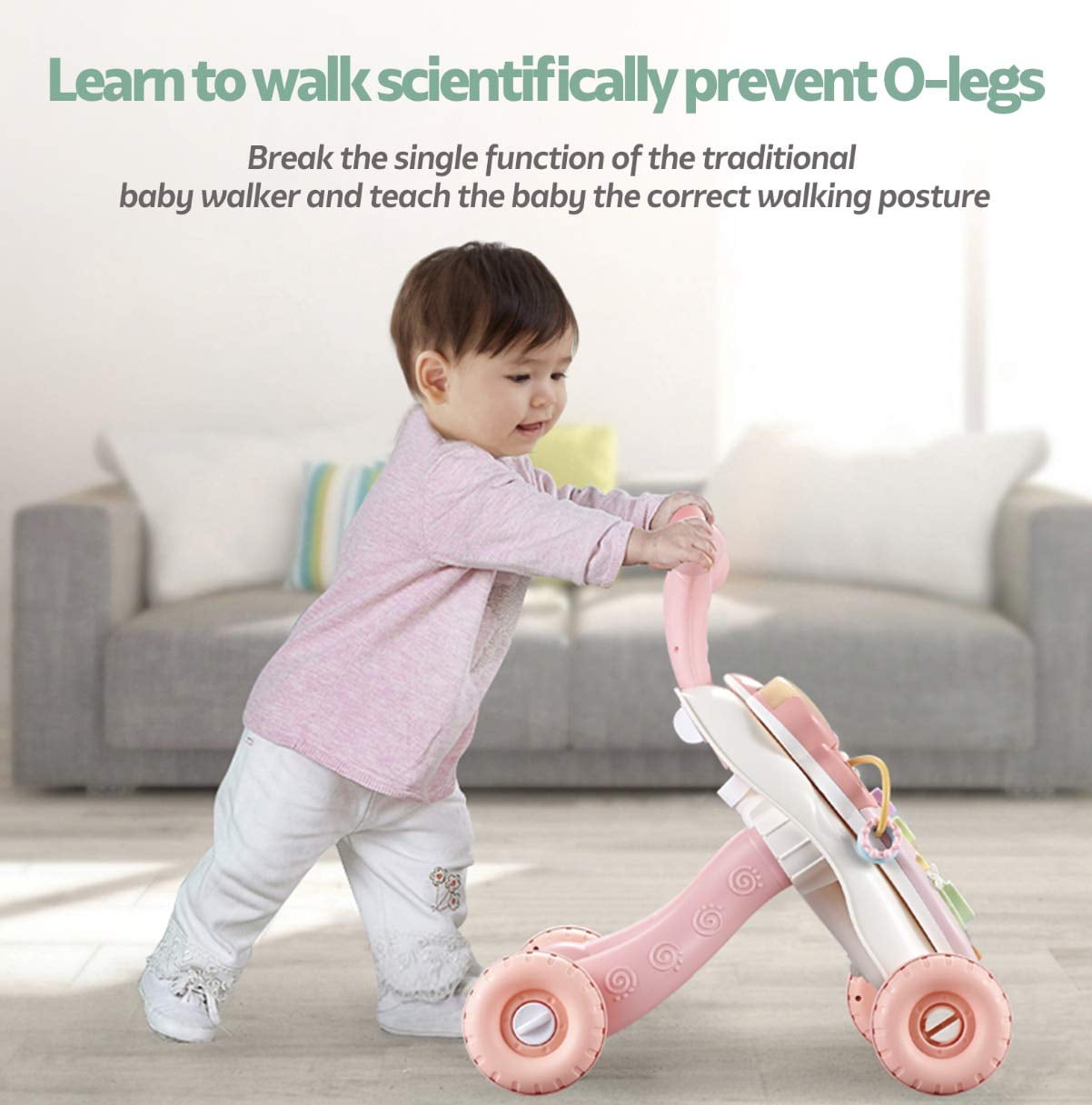 Buy Ealing Baby Learning Walker Sit-to-Stand Baby Walker with Wheels ...