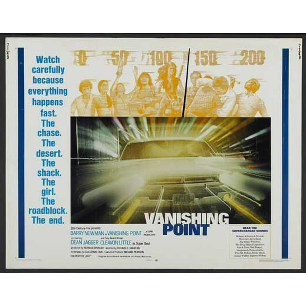 Vanishing Point - movie POSTER (Half Sheet Style A) (22" x 28") (1971 ...