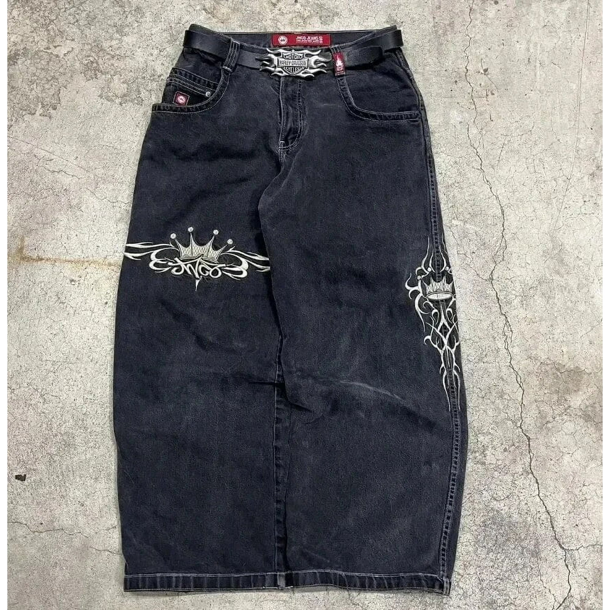 Click here for Zeruo Y2k Baggy Jeans Vintage Jnco High Quality Em... prices
