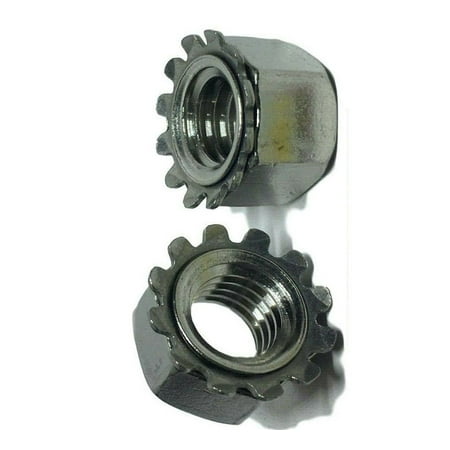 Pr-Mch Package Of 1000, 10-32 Kep Hex Star Lock Nuts Stainless Steel ...
