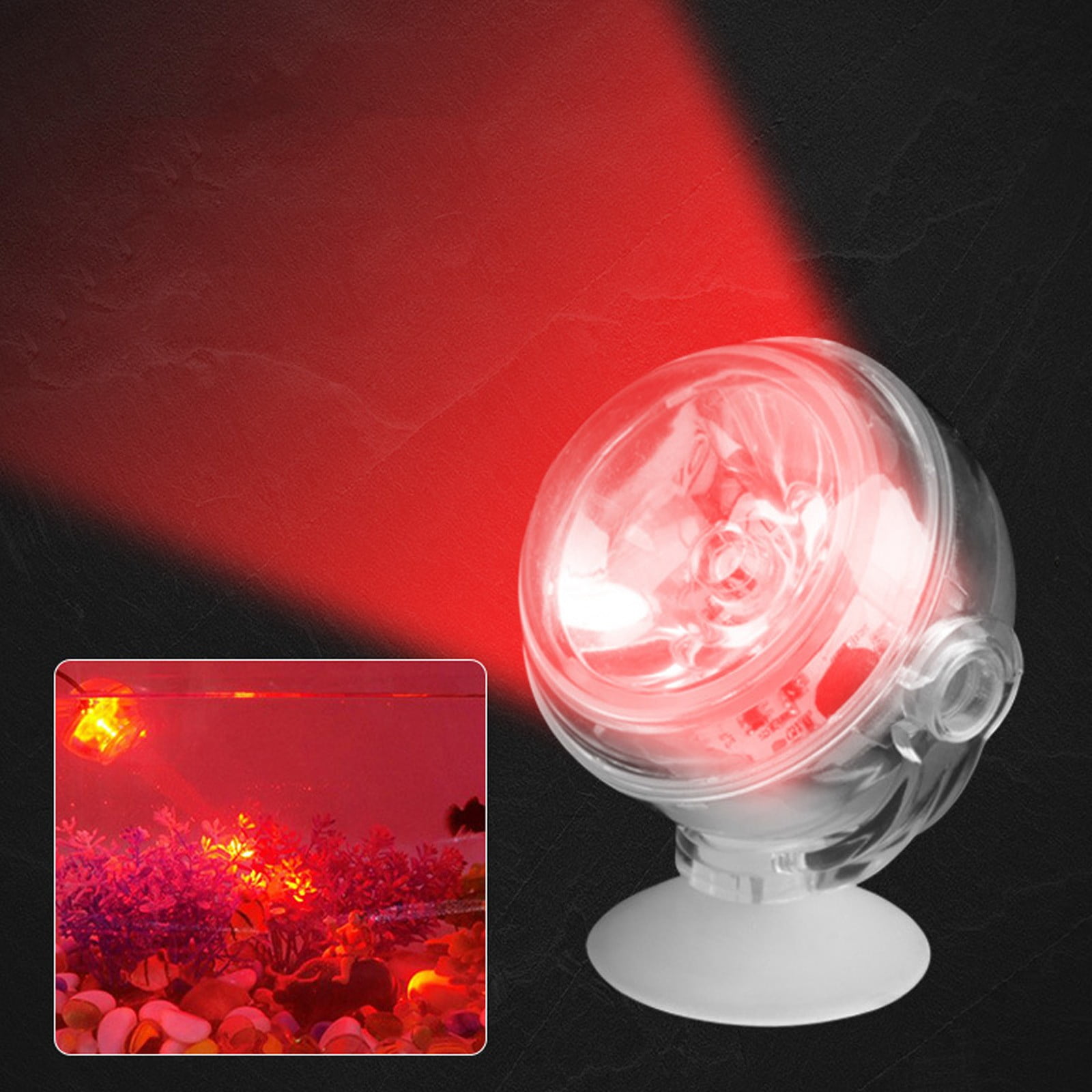 Mishuowoti Colorful Led Aquarium Fish Tank Spotlight Diving Spotlight ...