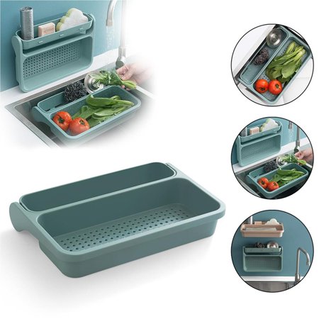 pitrice Kitchen Punch-free Sink Strainer Fruit Vegetable Drainer Basket ...