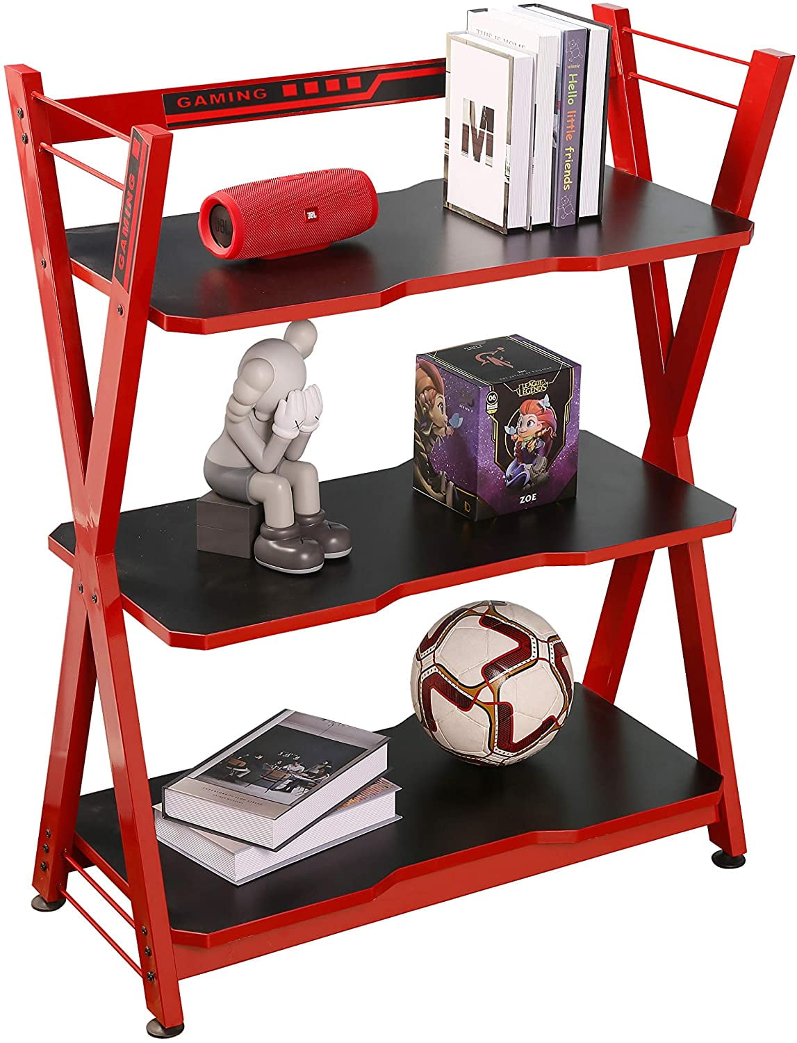 JJS 3-Tier Gaming Console Storage Shelf, Etagere Modern Display ... JJS 3-Tier Gaming Console Storage Shelf, Etagere Modern Display ...