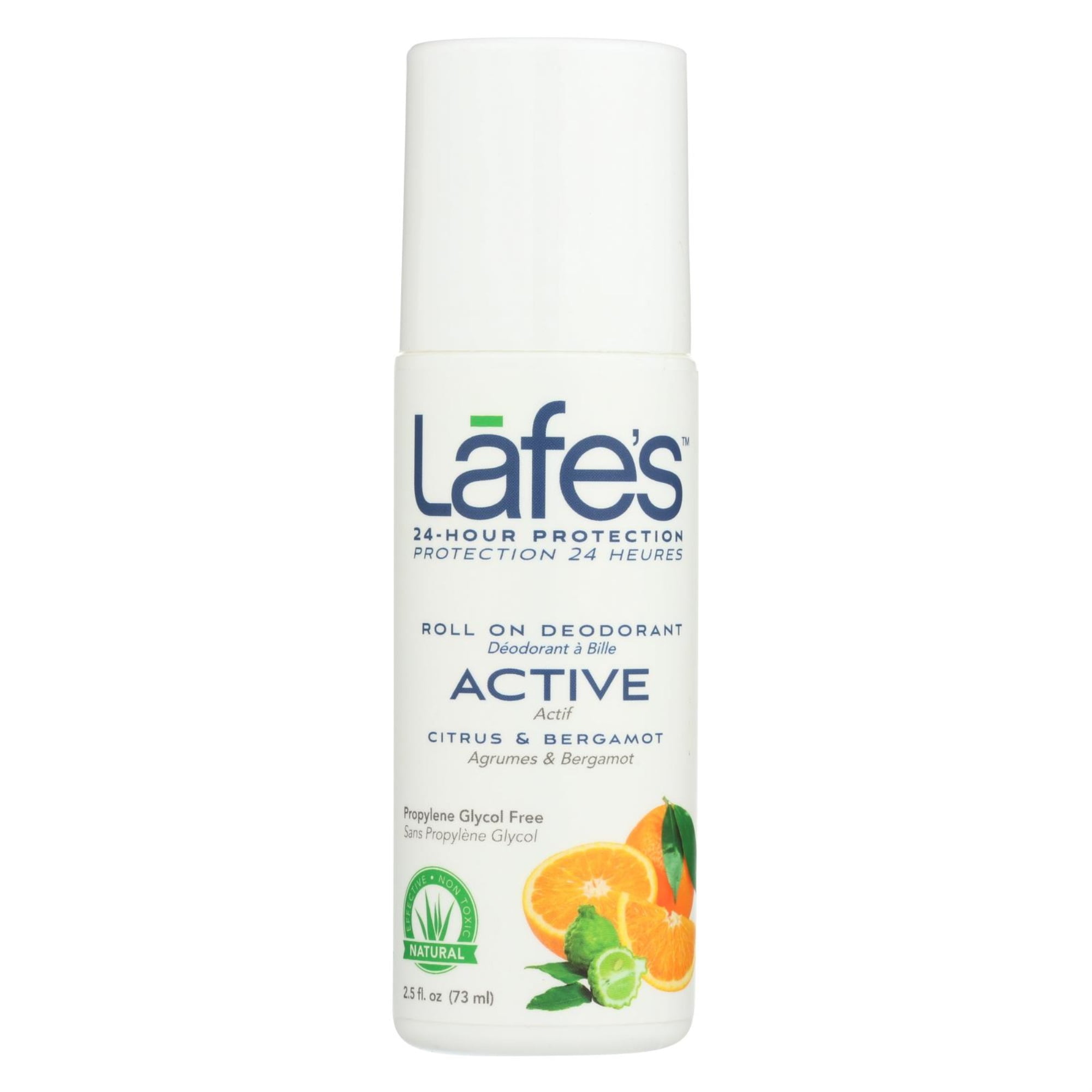 Lafe's Citrus And Bergamot Active Roll-On Deodorant - 1 Each - 2.5 FZ ...