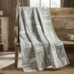 VHC Brands My Country Quilted Throw 50x60, Bedroom and Living Room ...