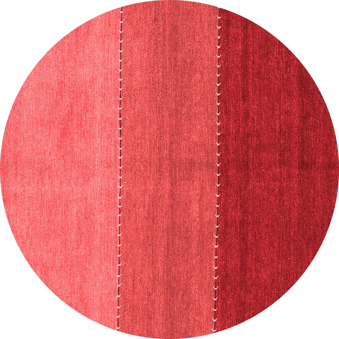 Ahgly Company Indoor Round Abstract Red Contemporary Area Rugs, 6 ...
